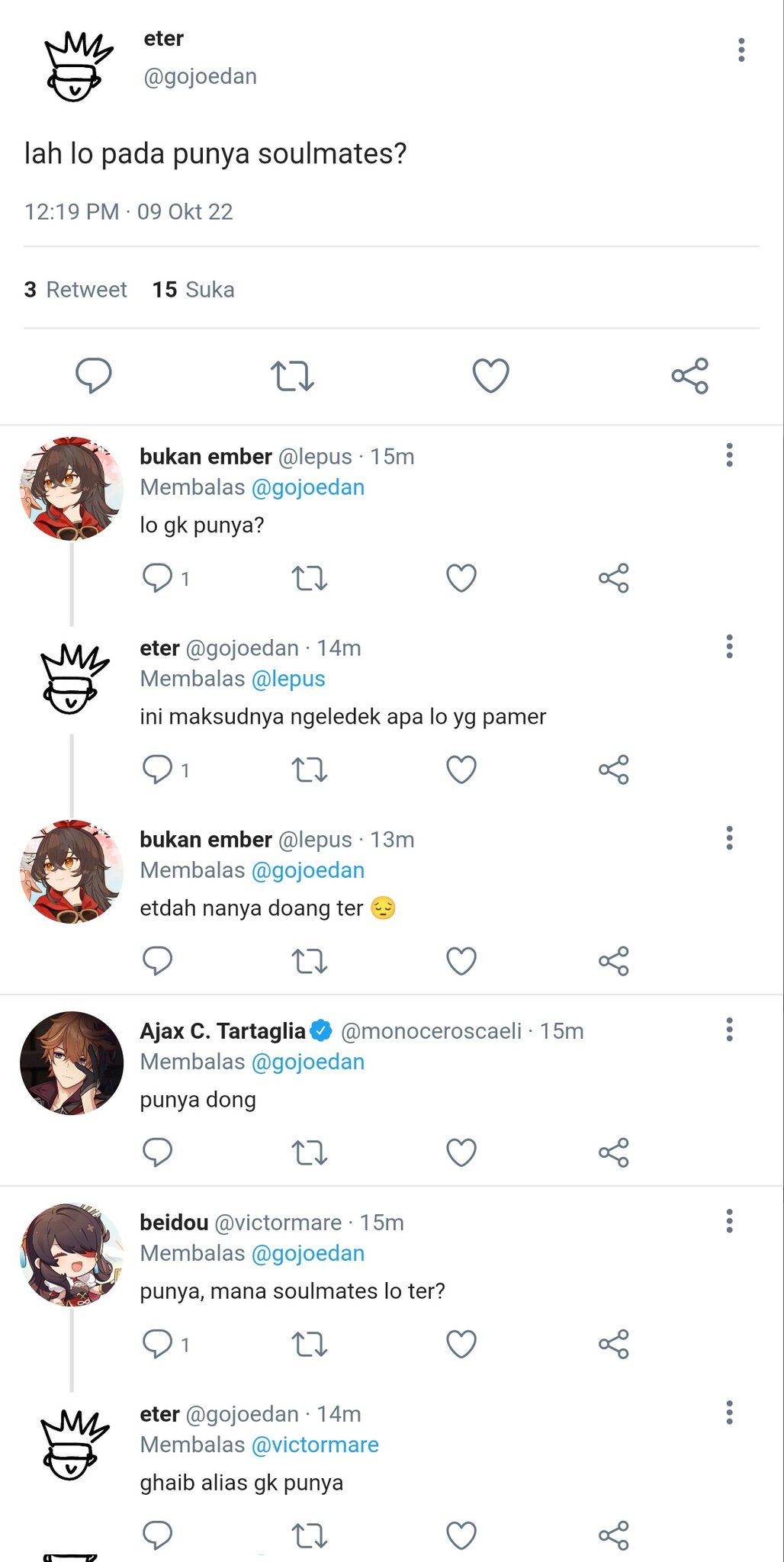 ON 📩 | BACA RULES DI LIKES on Twitter: "cw // bxb , xiaother , xiao x aether , slight kazuscara ...