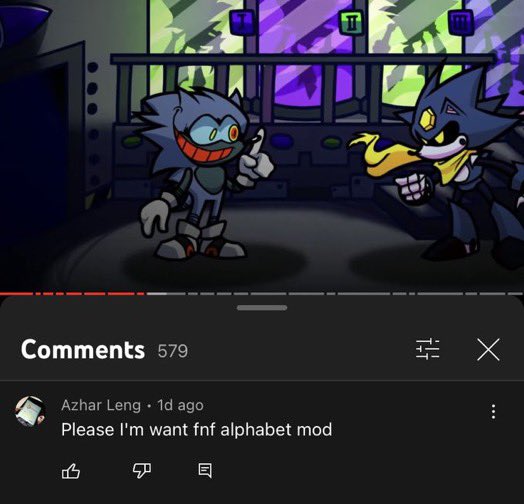 FNF's Random Comments on Twitter: "least fandom fnf comment"