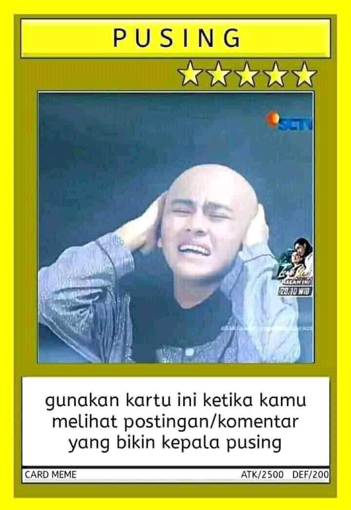 KUMPULAN MEME KARTU — a thread - Thread from malika @iyasudadeh - Rattibha