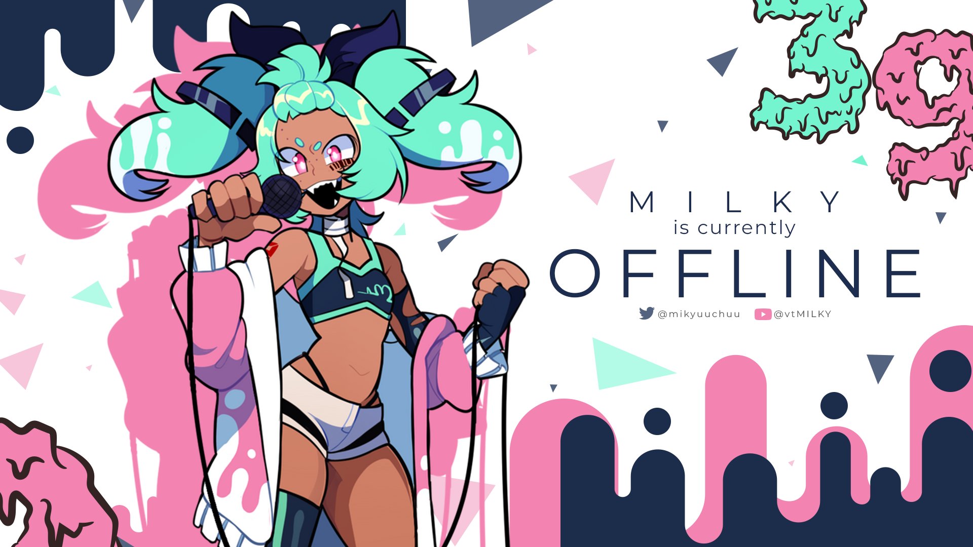 UWU MEDIA | VTUBER GRAPHICS STUDIO on Twitter: "Some offline screens we've made for vtubers over ...