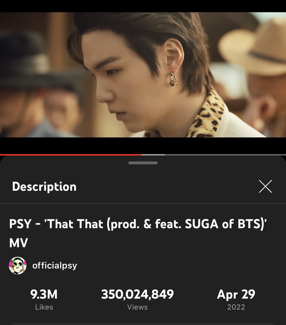 Min Suga HQ⁷ on Twitter: "[#SugaHQ_Streaming] ‘That That' (Prod. & Feat. SUGA of BTS) has ...