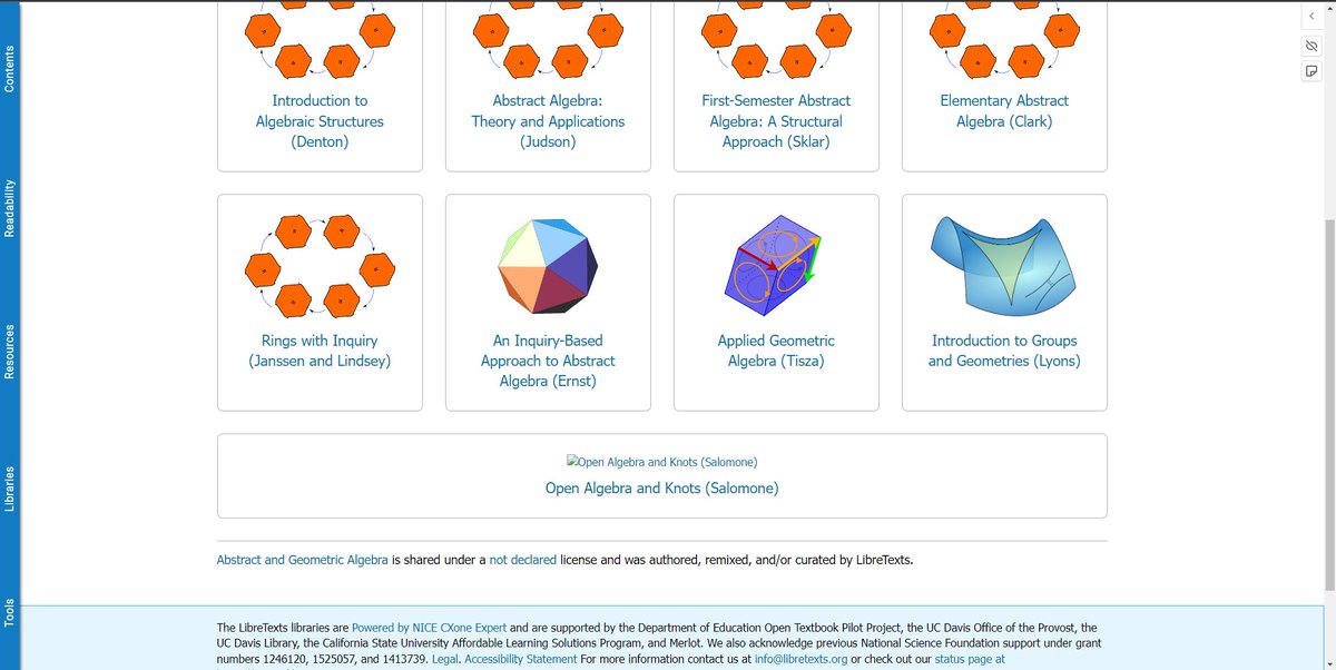 Desvl on Twitter: "这个网站是非常好的，从初高中数学到本科低年级数学应该都覆盖了差不多了 https://math.libretexts.org"