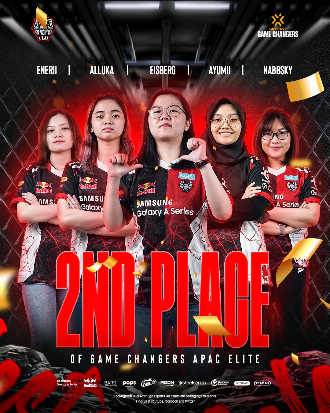 Alter Ego Esports on Twitter: "Alter Ego Celeste harus puas menjadi juara kedua VCT Game ...