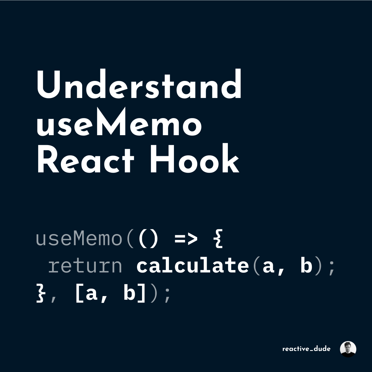 📌Understand the useMemo React Hook Refresh Your React & Web Development knowledge with this ...