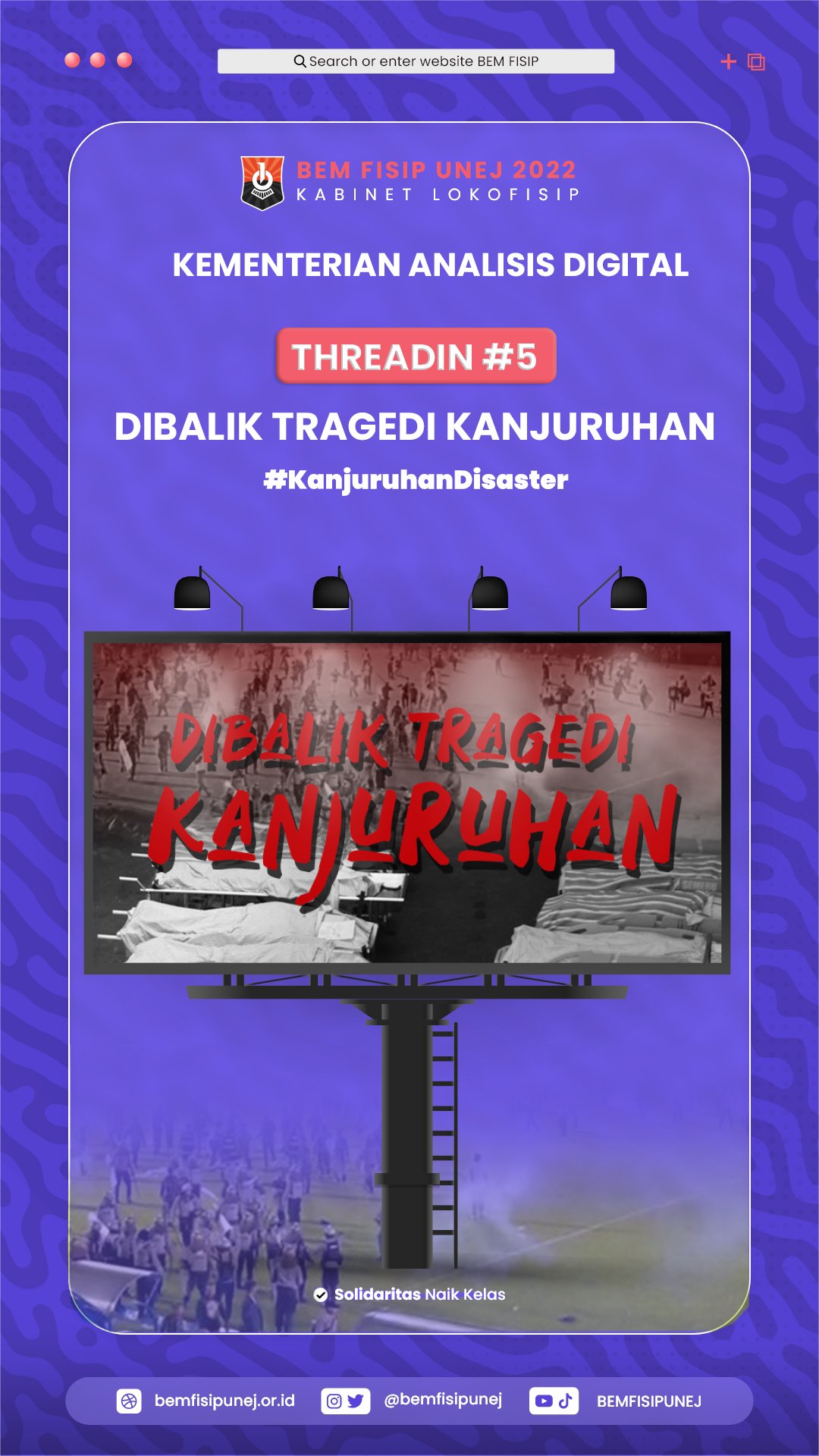 BEM FISIP UNEJ on Twitter: "[ThreadIn #5: Dibalik Tragedi Kanjuruhan #KanjuruhanDisaster] Halo ...