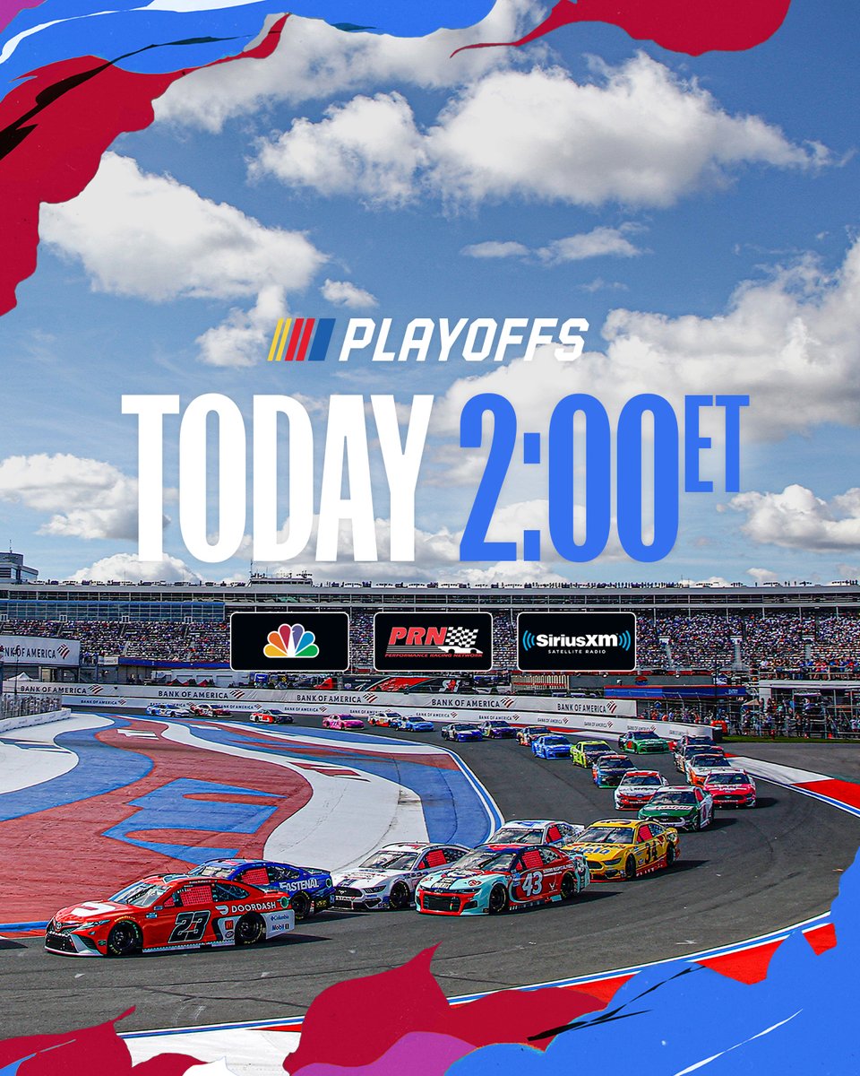 Let's set the Round of 8. 📍 @CLTMotorSpdwy NASCAR @nascar