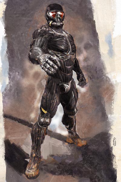 Crysis Nanosuit Drawing