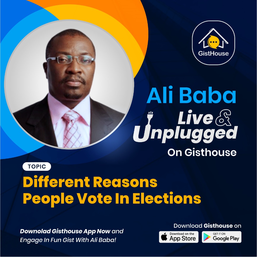 GistHouse on Twitter: "Ali Baba Live & Unplugged On GistHouse Topic- Different Reasons People ...