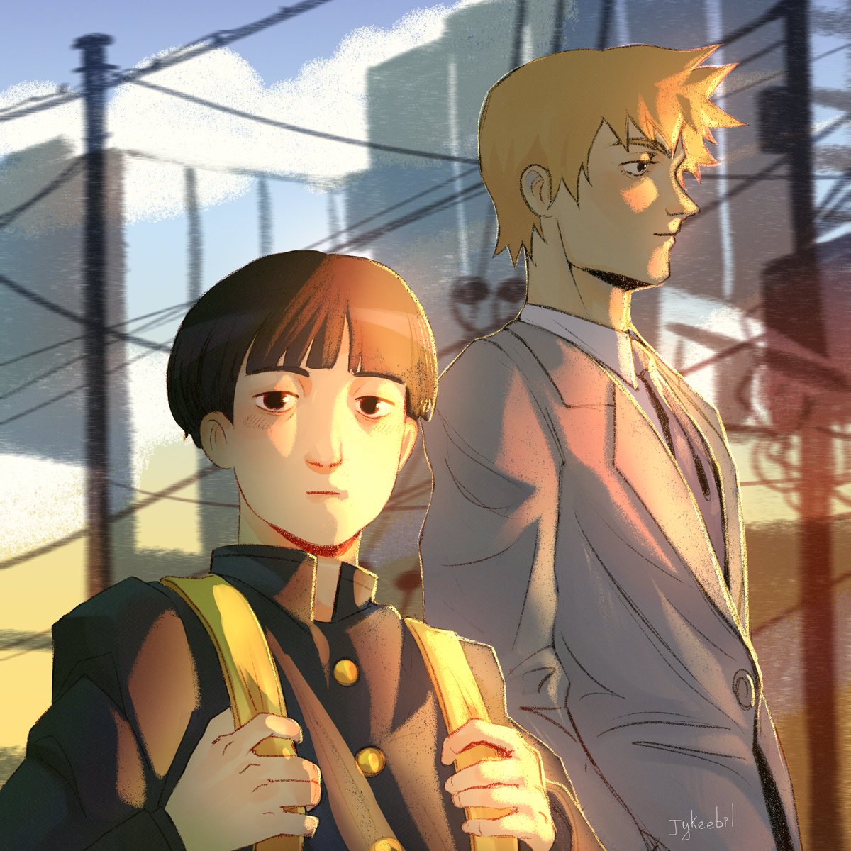 「#mp100OMG mob good morning i hope you'll」|northern lightのイラスト