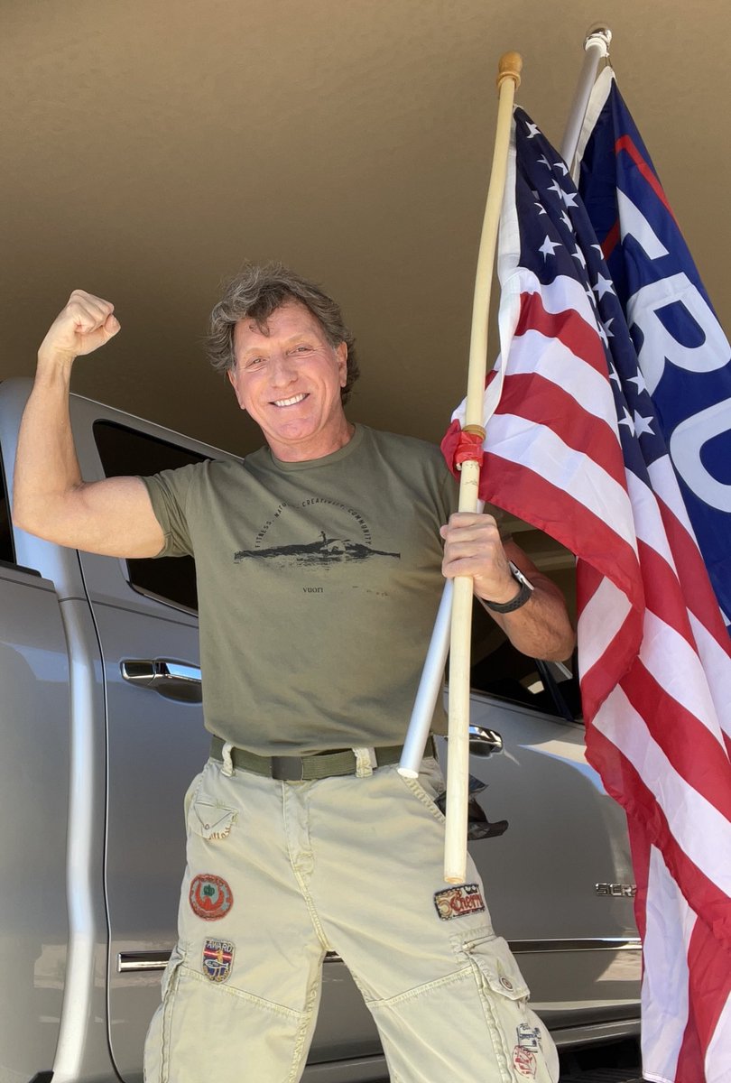 Todd Headlee on Twitter: "Armed (with flags) and headed to the Trump #SaveAmerica Rally in Mesa, AZ"