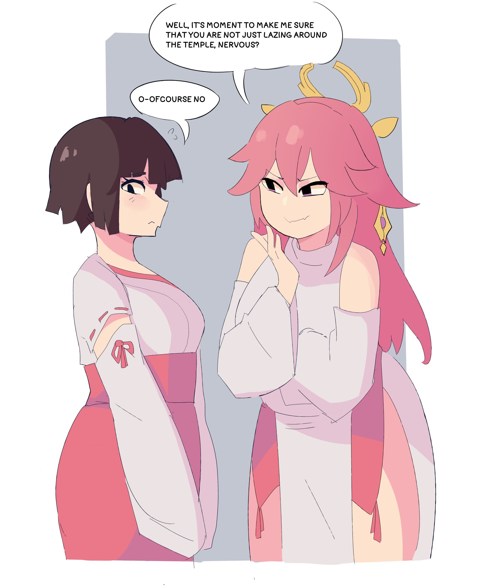 Kohdaru on Twitter: "Lazy miko sequence https://t.co/AsHE6KN9vw" / Twitter