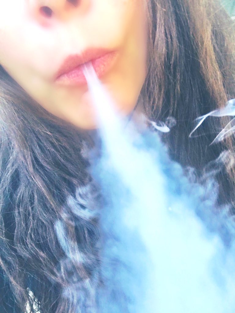 Swag Girl Smoking Hookah