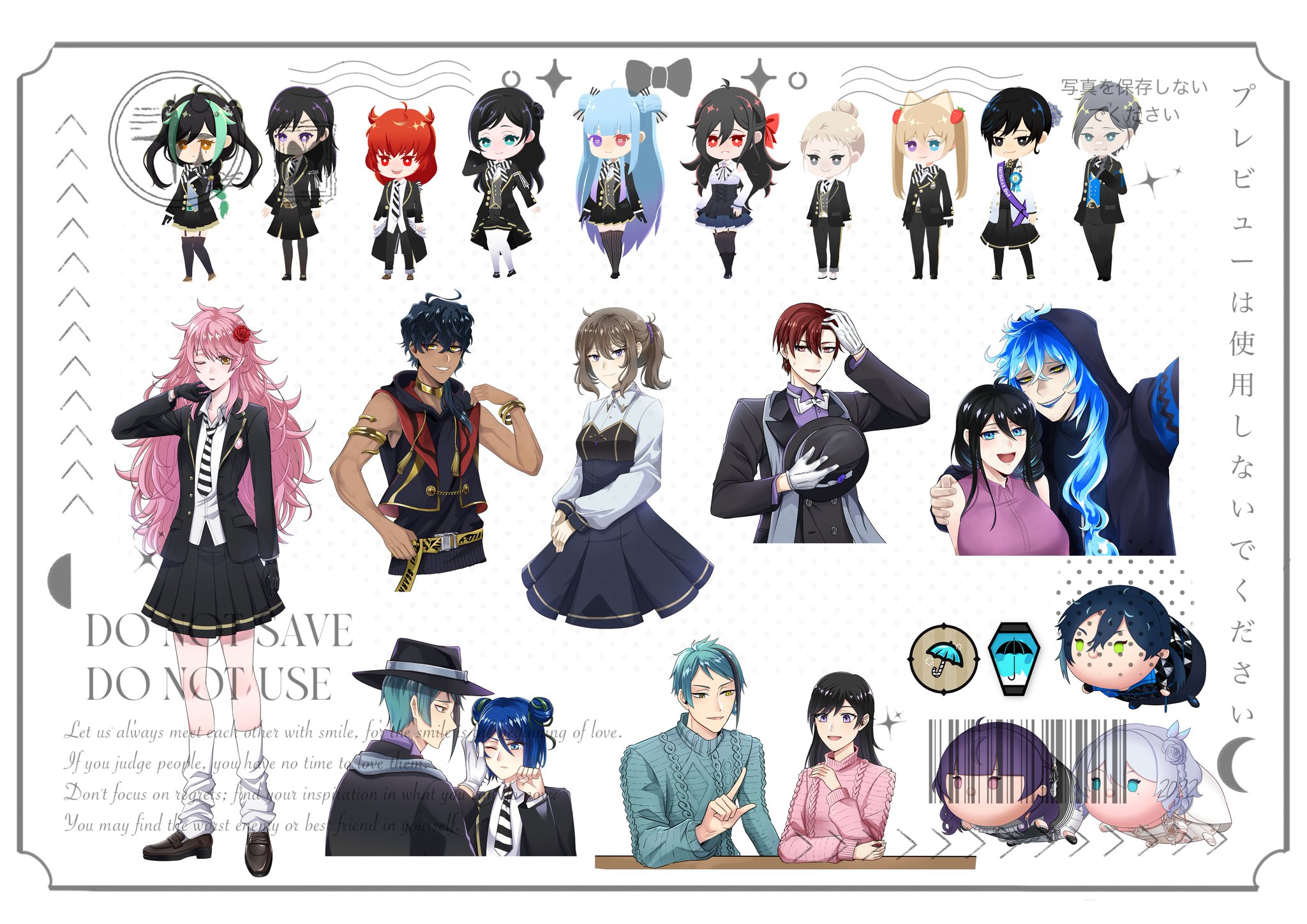 FXiaBelder🌼CMS : OPEN on Twitter: "TWST Style commission batch Thank you🙏💕 https://t.co ...