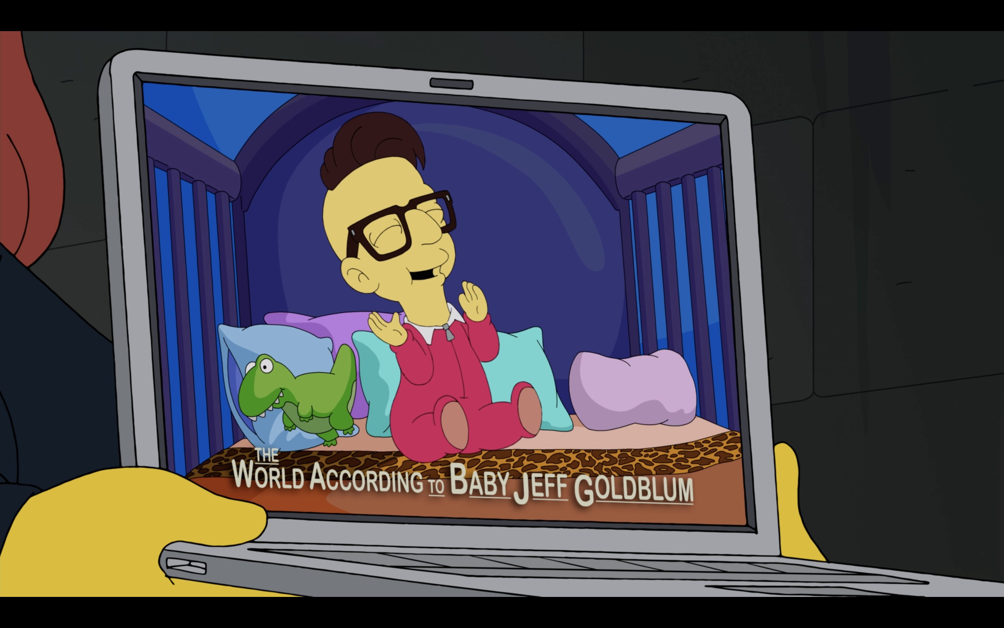 The Simpsons on Twitter: "RT @mattselman: Baby Jeff Goldblum voiced with uncanny nuance and ...