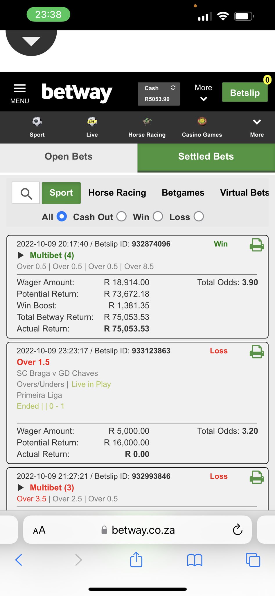 KHOZA NHLALALA on Twitter: "Last minute thing, betting guru now can take a rest.500K in two days ...