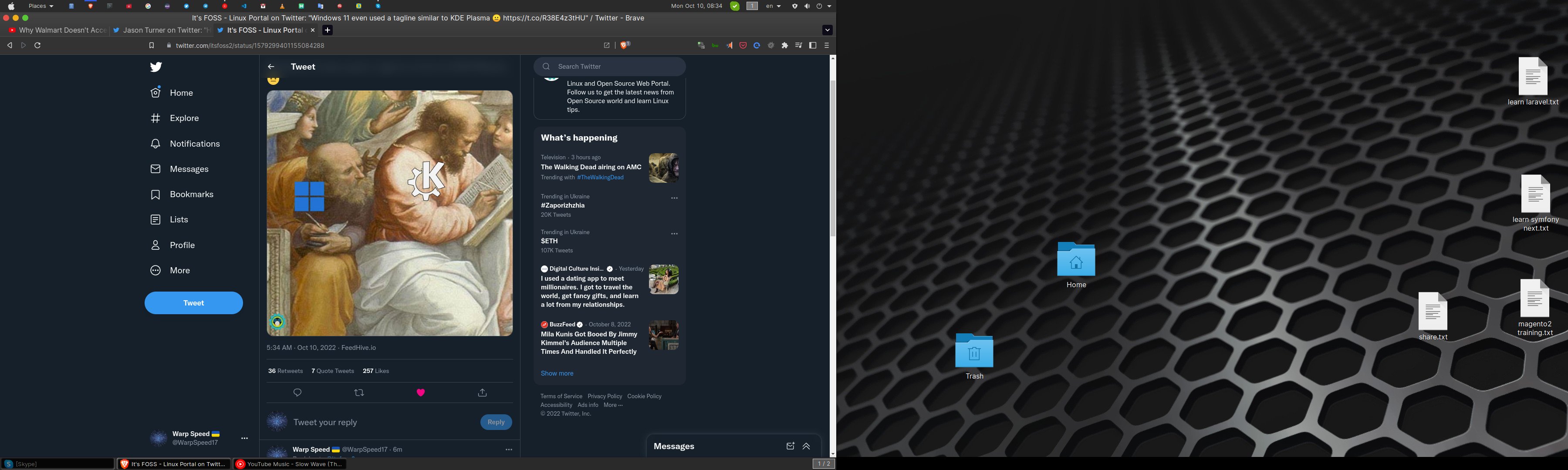 It's FOSS - Linux Portal on Twitter: "Windows 11 even used a tagline similar to KDE Plasma 😐 ...