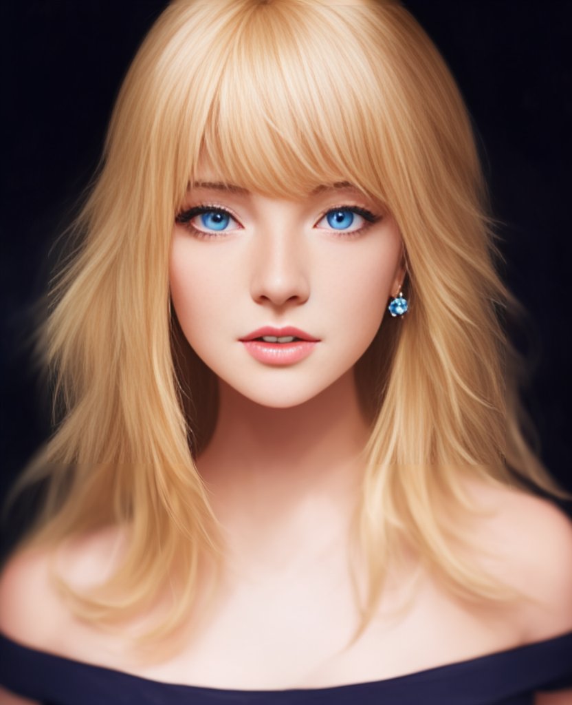 Cl.AI.re Miyamoto on Twitter: "Blondie mug shot. (Waifu 1.2) # ...