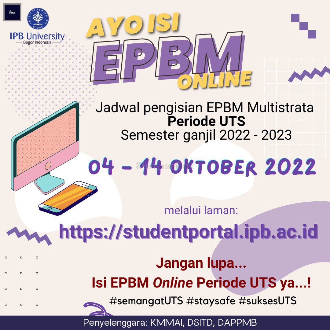 Draft IPB on Twitter: "punten jangan lupa isi epbm ygy 🙏🏼 https://t.co/NqQxrZJKTu" / Twitter