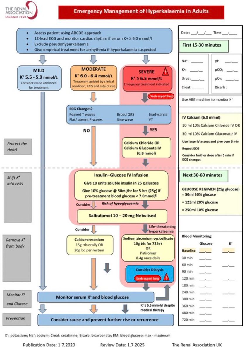 Doctors Gates Algorithm For The Diagnosis Of Hyperkal