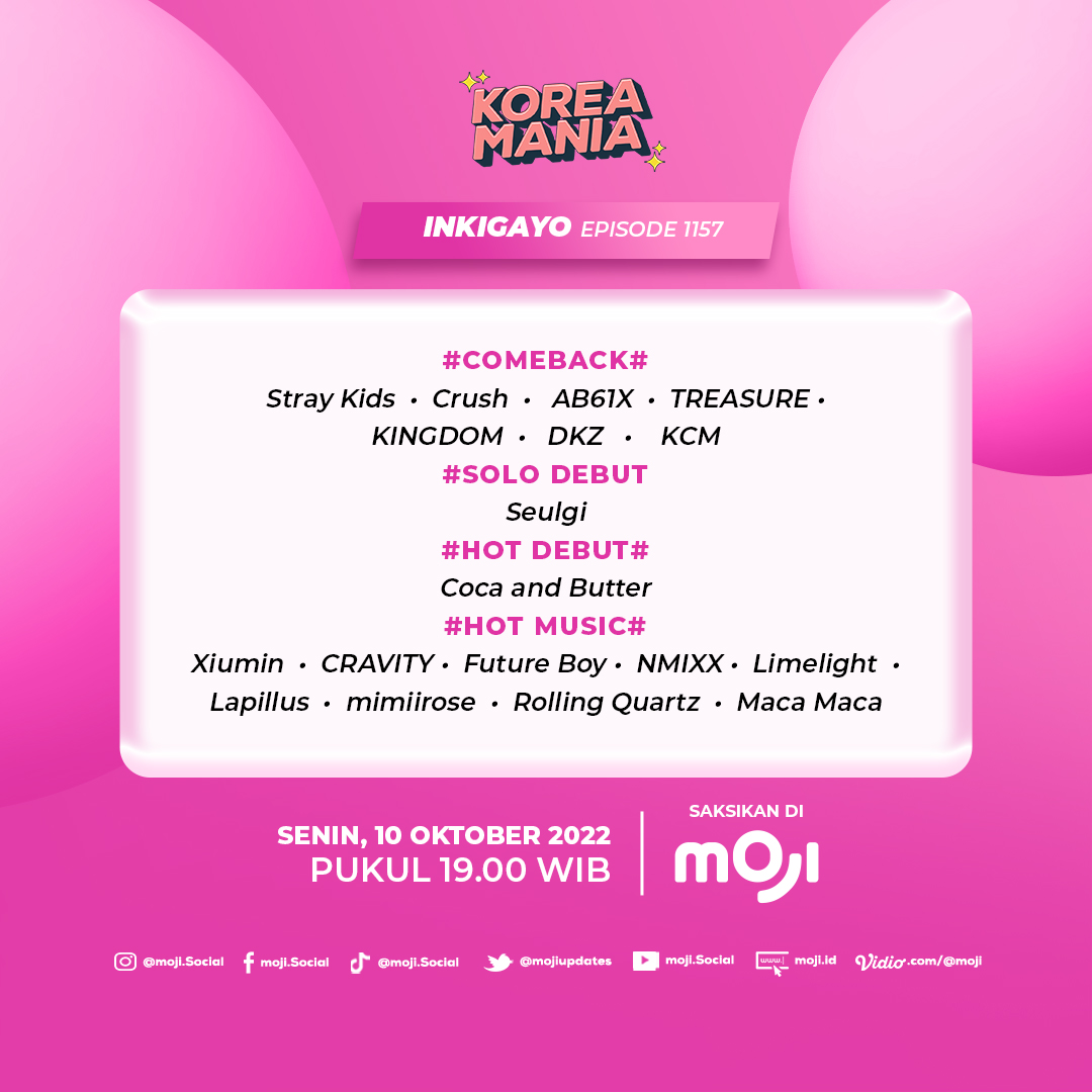 Its MOJI on Twitter: "Panggilan kepada para 'Stay' untuk stay tuned di Moji karena nanti malam ...