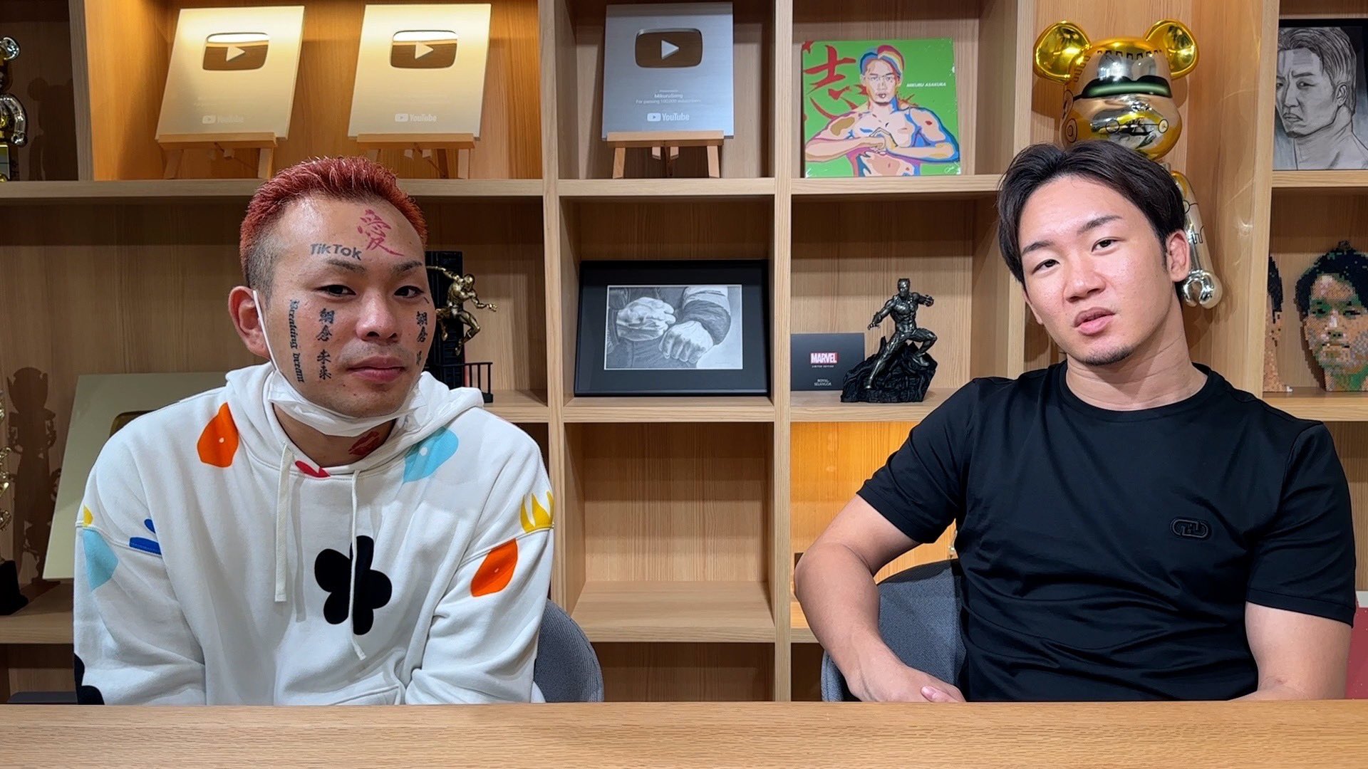 朝倉未来 Mikuru Asakura On Twitter 顔面に朝倉未来とタトゥーで入れてる男と対談してみた Cmpmat61ww