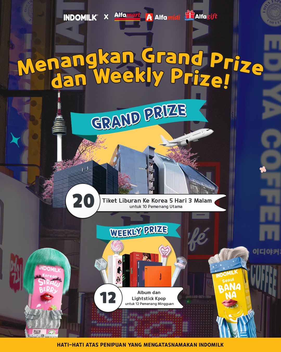 Indomilk Your Way on Twitter: "Nantinya, akan ada 10 Pemenang Grand Prize Liburan Ke Korea dan ...