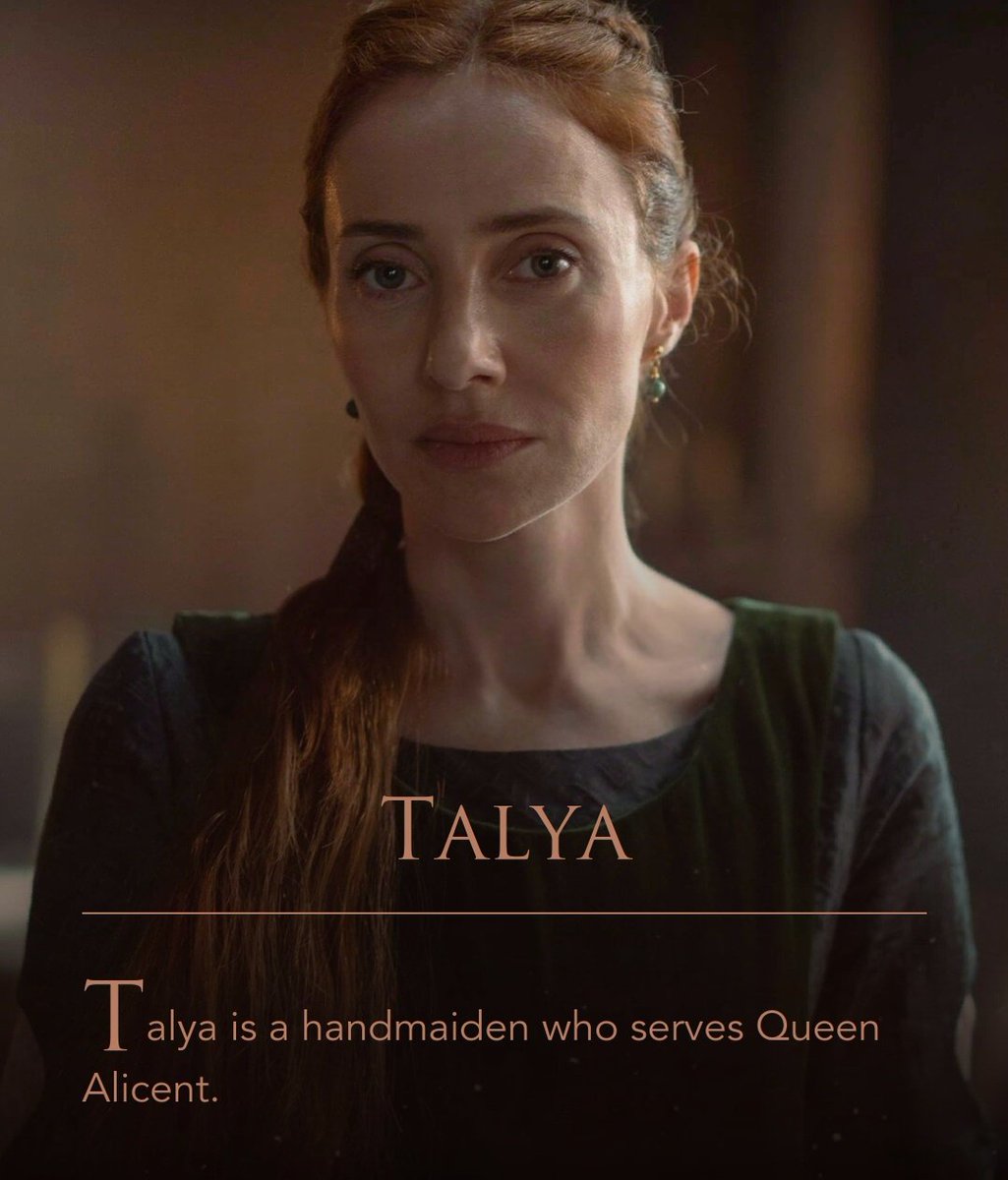 House the Dragons on Twitter: "Talya é interpretada por Alexis Raben, a esposa do Miguel Sapochnik."