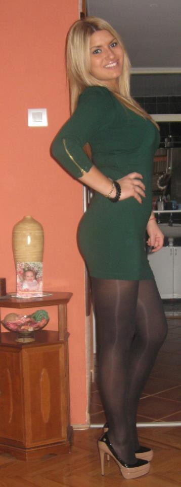 Amateur Pantyhose On Twitter Minidress High Heels And Shiny Pantyhose