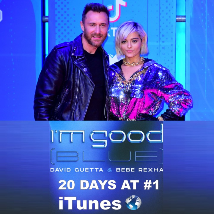 Bebe Rexha on Twitter: "RT @WORLDMUSICAWARD: #DavidGuetta & #BebeRexha's smash hit #ImGood (BLUE ...