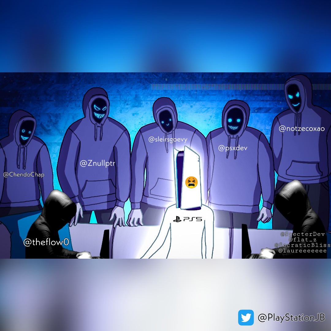 PlayStation Jailbreak News on Twitter: "PS5 😂 Thanks to All Developers 🙌🏻 @theflow0, @SpecterDev ...