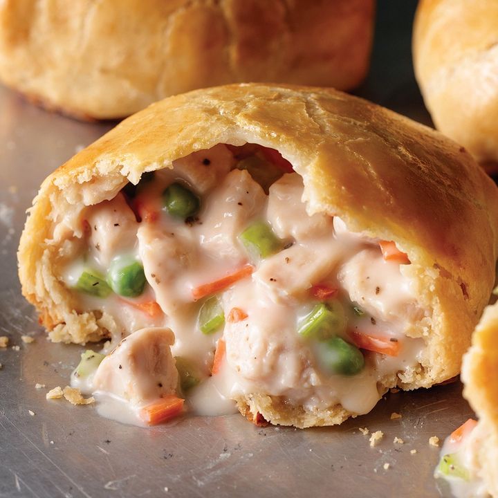 Chicken in Pastry - Flaky short crust pastry filled with chunks of ...