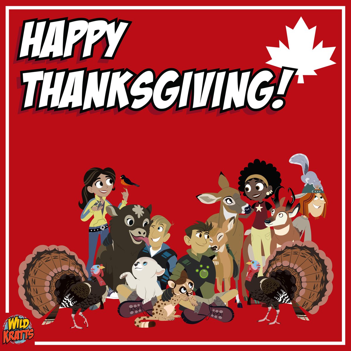 Wild Kratts on Twitter: "Happy Canadian Thanksgiving Creature ...