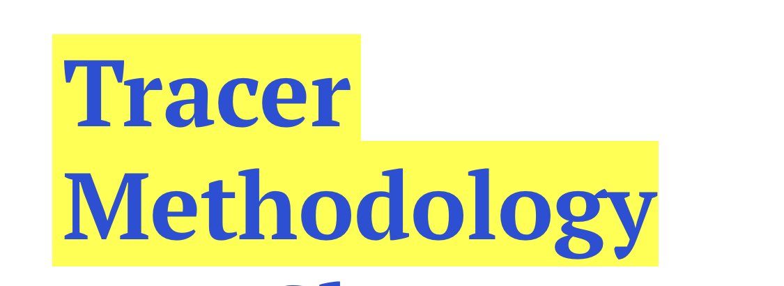 Tracer methodology 🔎 .. منهجية التتبّع 🔍 .. هي من الطرق المستخدمة من ...