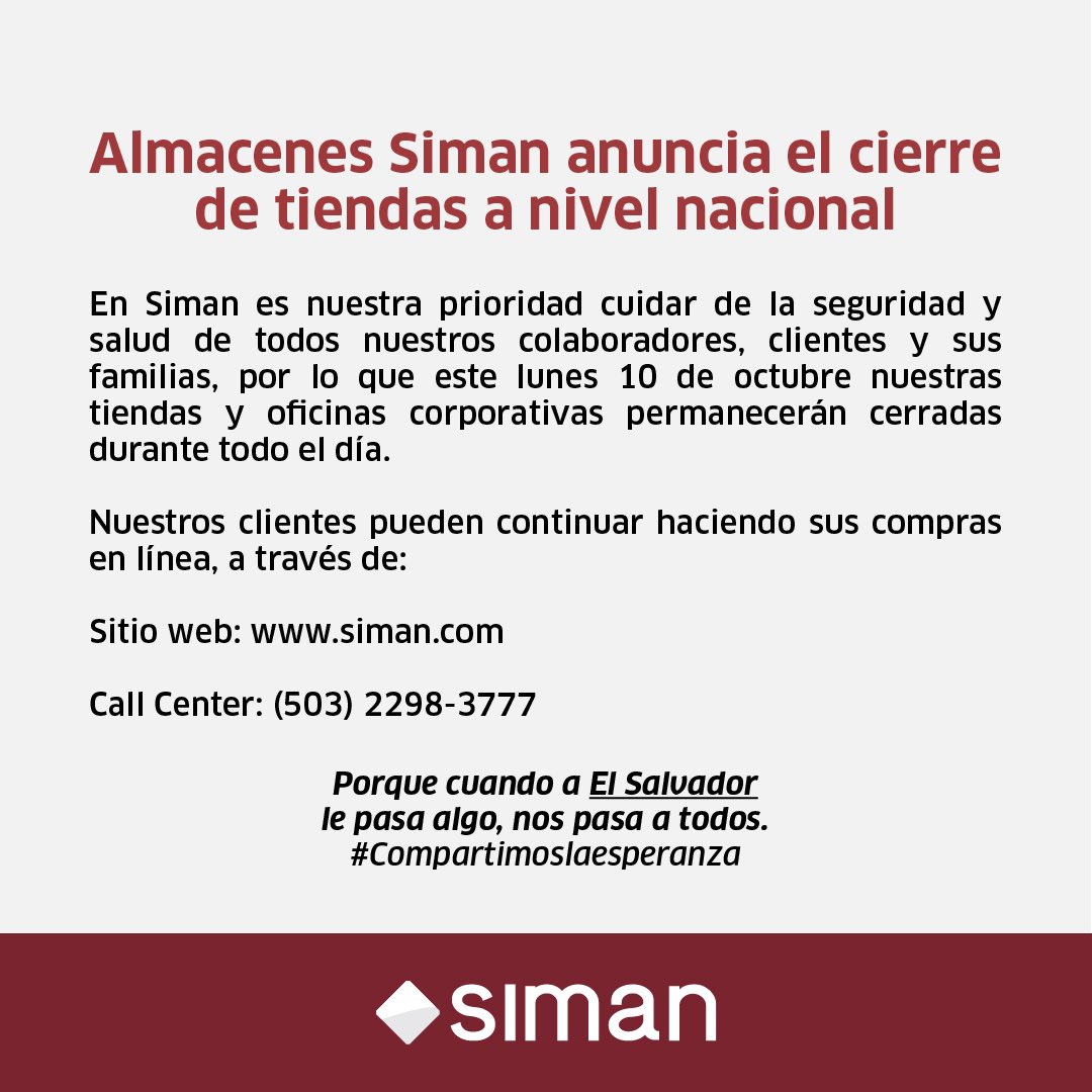 Almacenes SIMAN SV (@simanelsalvador) / Posts / X