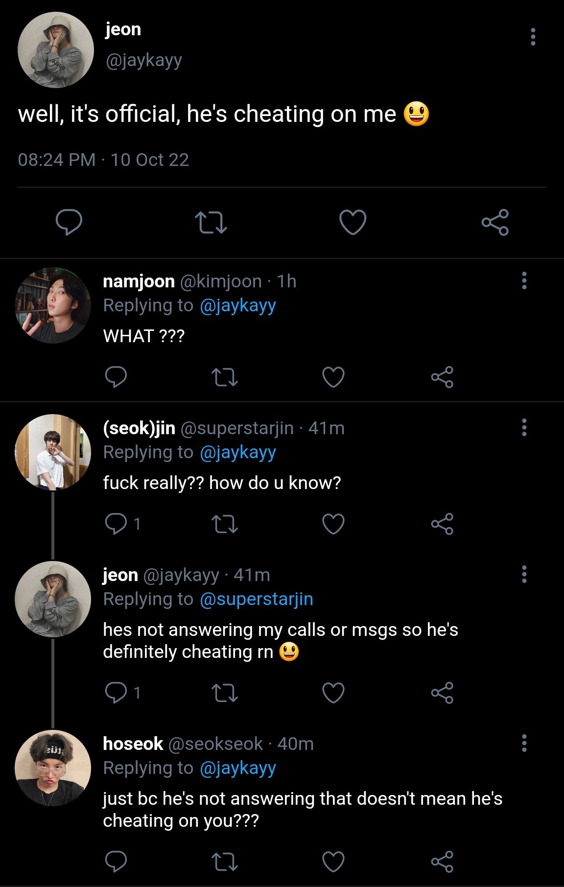 sof ♡̶ new au posted! on Twitter: "[00:02] ↳ not helping #jikookau https://t.co/FMoAiUUqD4 ...