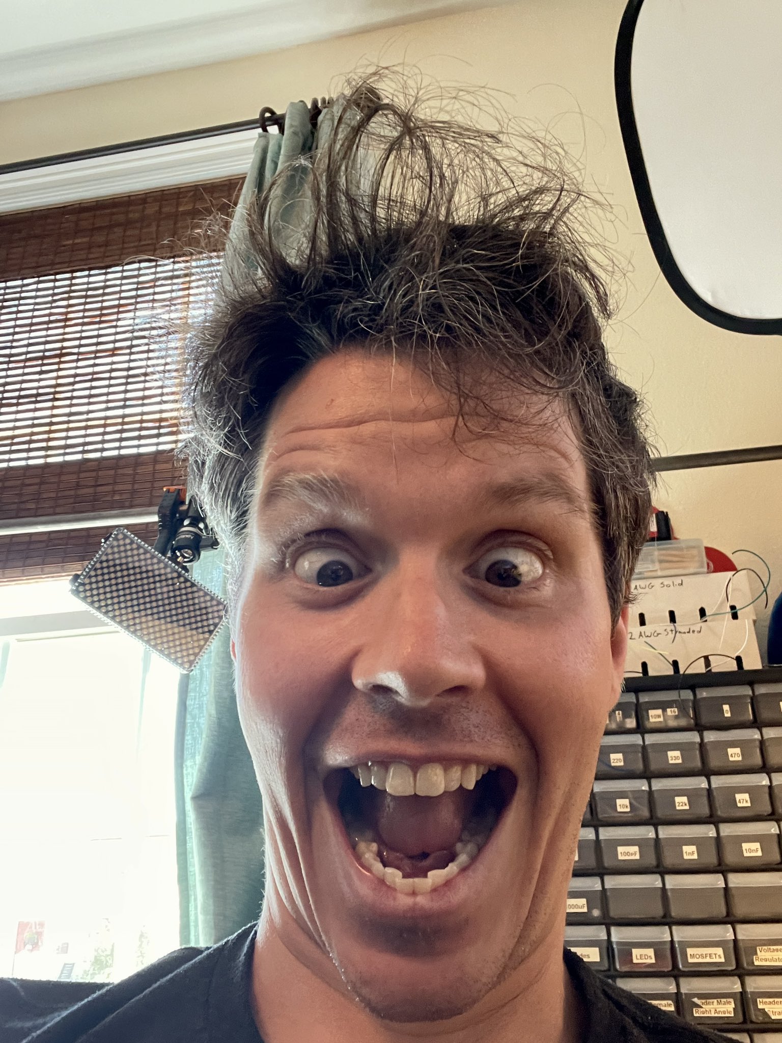 Shawn Hymel On Twitter My Hair Is Doing Some Fun Stuff Today C8uyd8oxwb Twitter