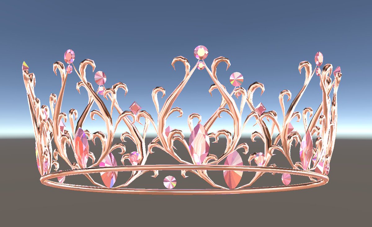 「I put a free crown FBX in the store chan」|owoのイラスト