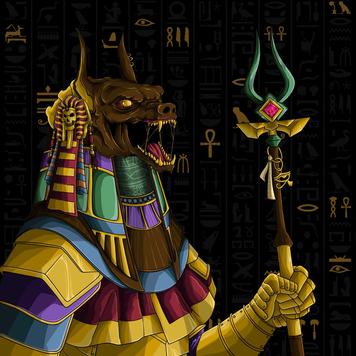Alpha Pharaohs SOLD OUT | Ra v Anubis SOON on Twitter: "The god of the underworld. The patron of ...