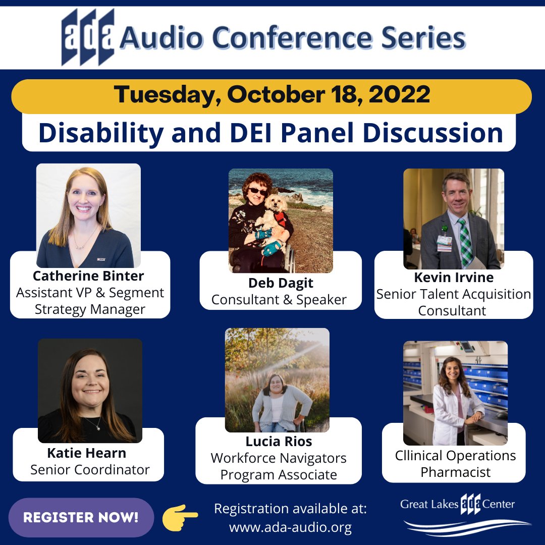 Great Lakes ADA Ctr on Twitter: "Register for our upcoming October 18, 2022, ADA Audio ...
