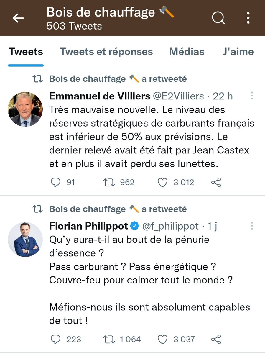 Un petit compte de brouteur dédié à l arnaque au chauffage. On vois ...