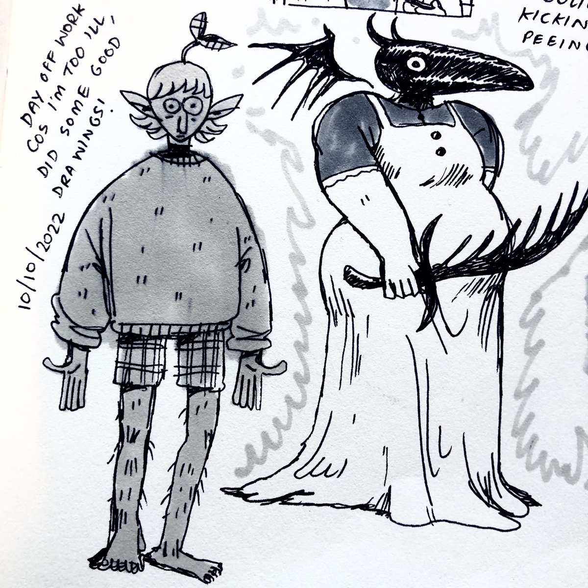 「silly page with my silly ocs for a silly comic im working on」parkerの漫画