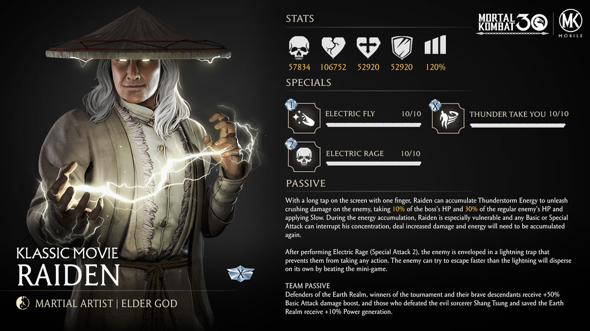 Mortal Kombat Movie Raiden Lambert