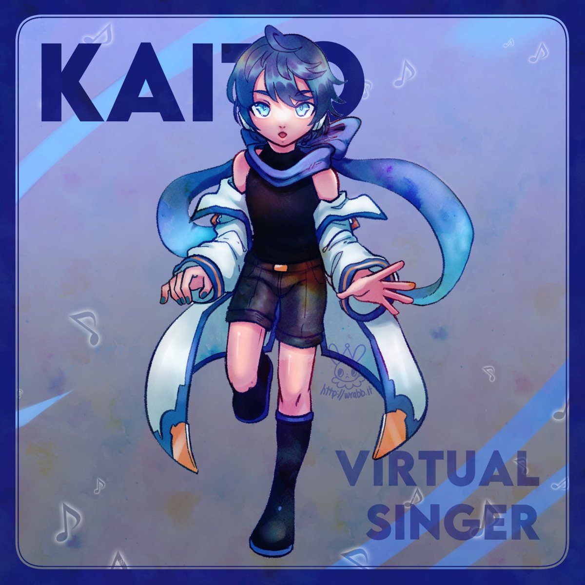カイト(ボーカロイド) 「virtual singer #KAITO (with some persona」|wrabbit ...
