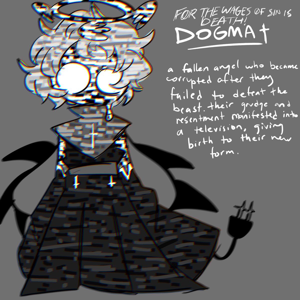 「more tboi designs!!! dogma & beast 」|陈🌦のイラスト
