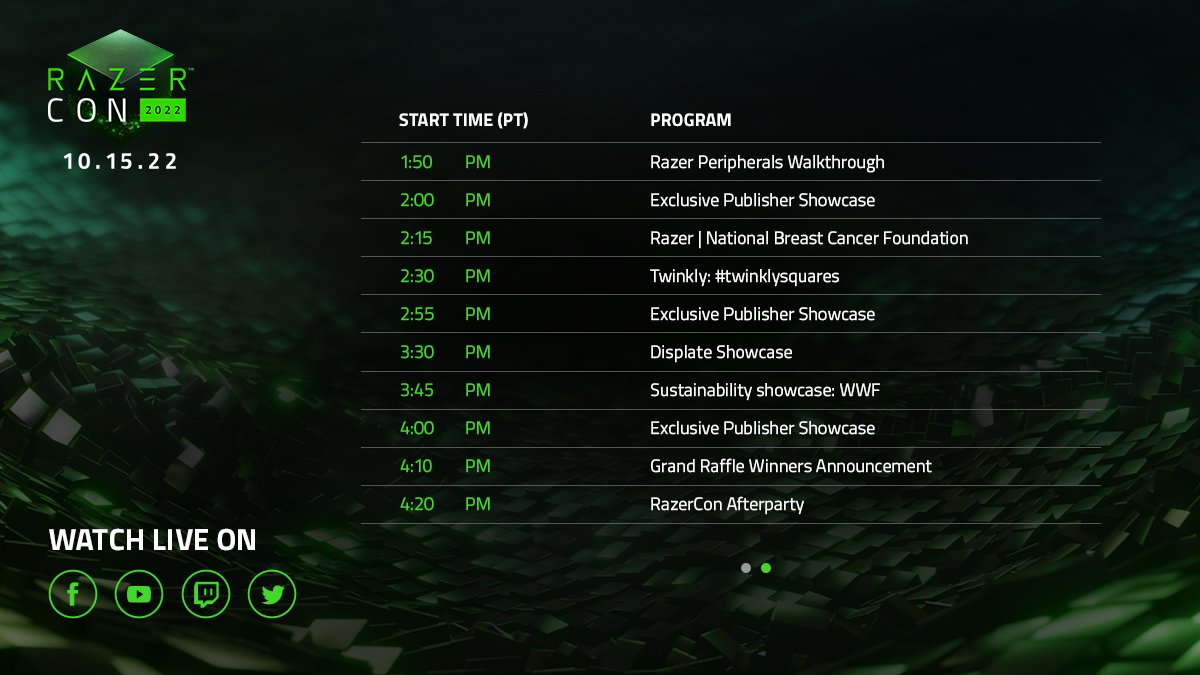 R Λ Z Ξ R on Twitter: " Major Announcements Special Guests Musical Performances From exclusive ...