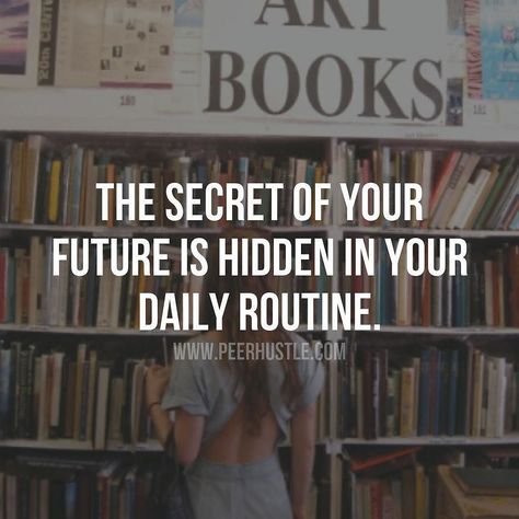 Bad habits hide in your daily routine. If you want to be a success ...