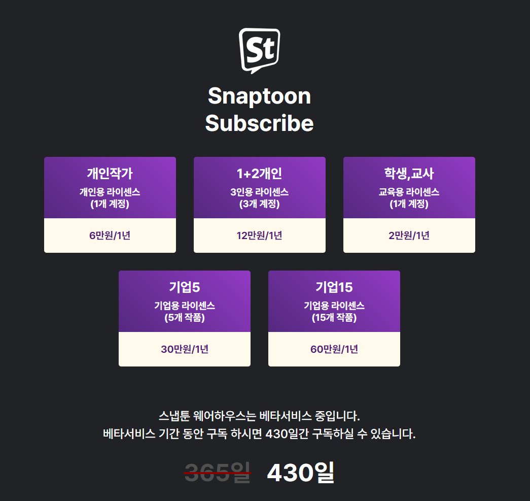 스냅툰 snaptoon on Twitter: "라이센스관련 의견을 주신 분들이 좀 있었구요. 아무래도 저희가 잘 못 생각하고 있는 부분이 있는 듯해서. 프리렌서 라이센스는 ...