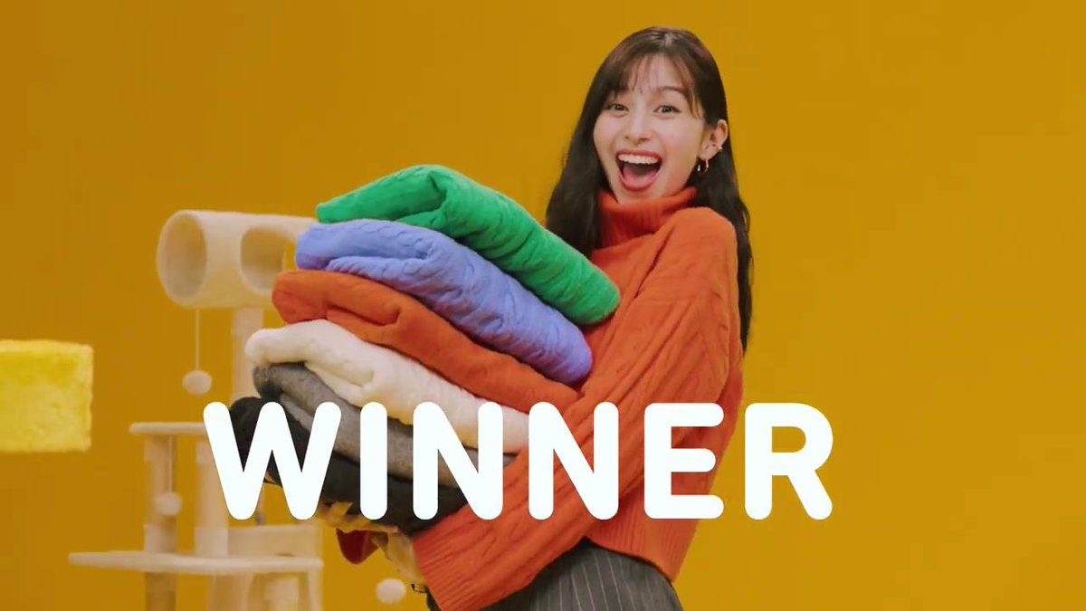 動画NOW on Twitter: "中条あやみ 今田美桜 が出演する GU のCM 「ふわふわカラーニットCM！」篇。 https://douganow.jp/archives ...