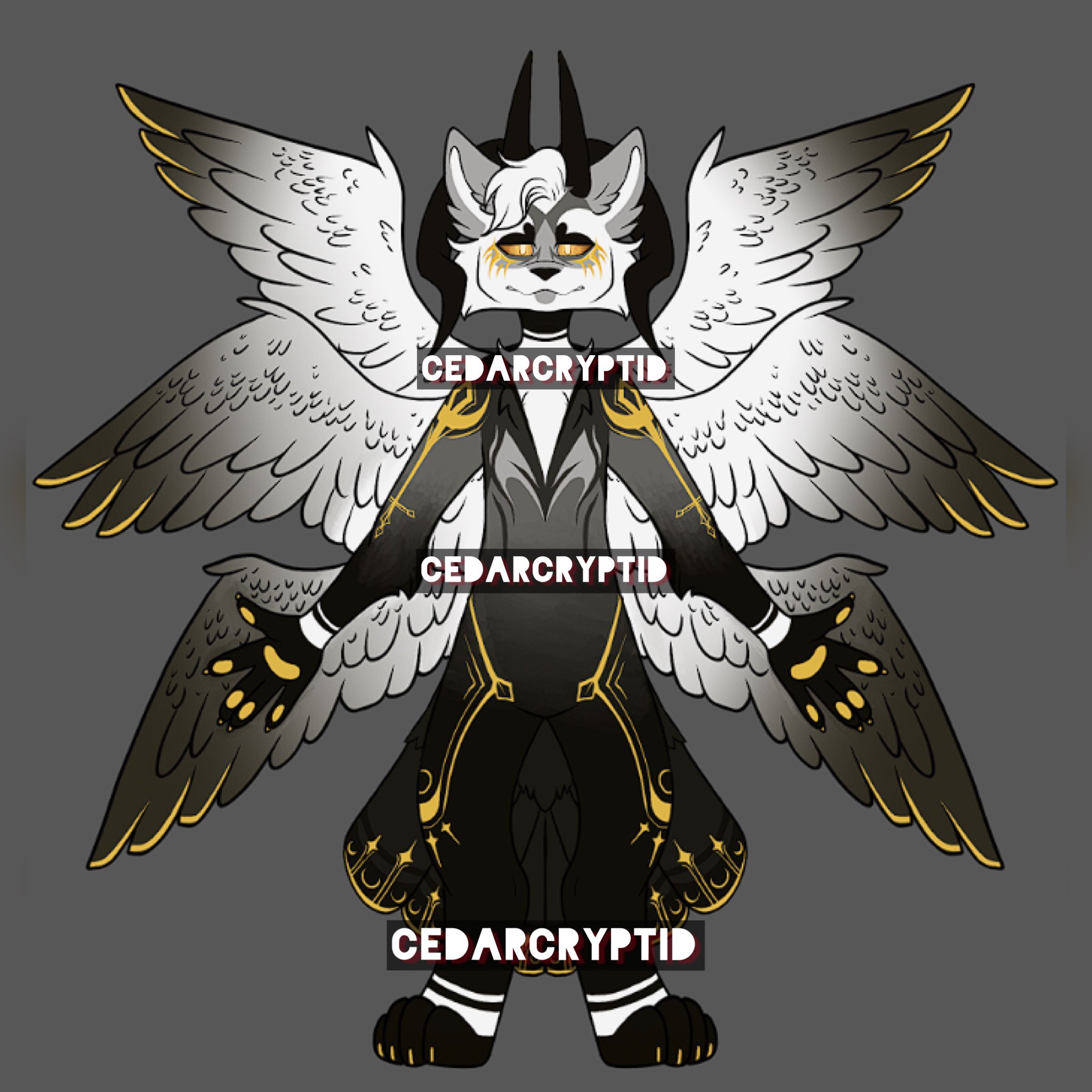 Cedar Cryptid on Twitter: "Working on another design! I’ll be keeping this one ^u^ https://t.co ...