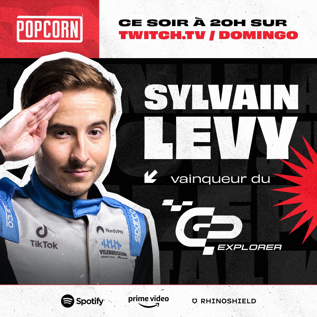 Popcorn 🍿 on Twitter: "Que serait un debrief du GP Explorer sans le grand vainqueur ? Sylvain de ...